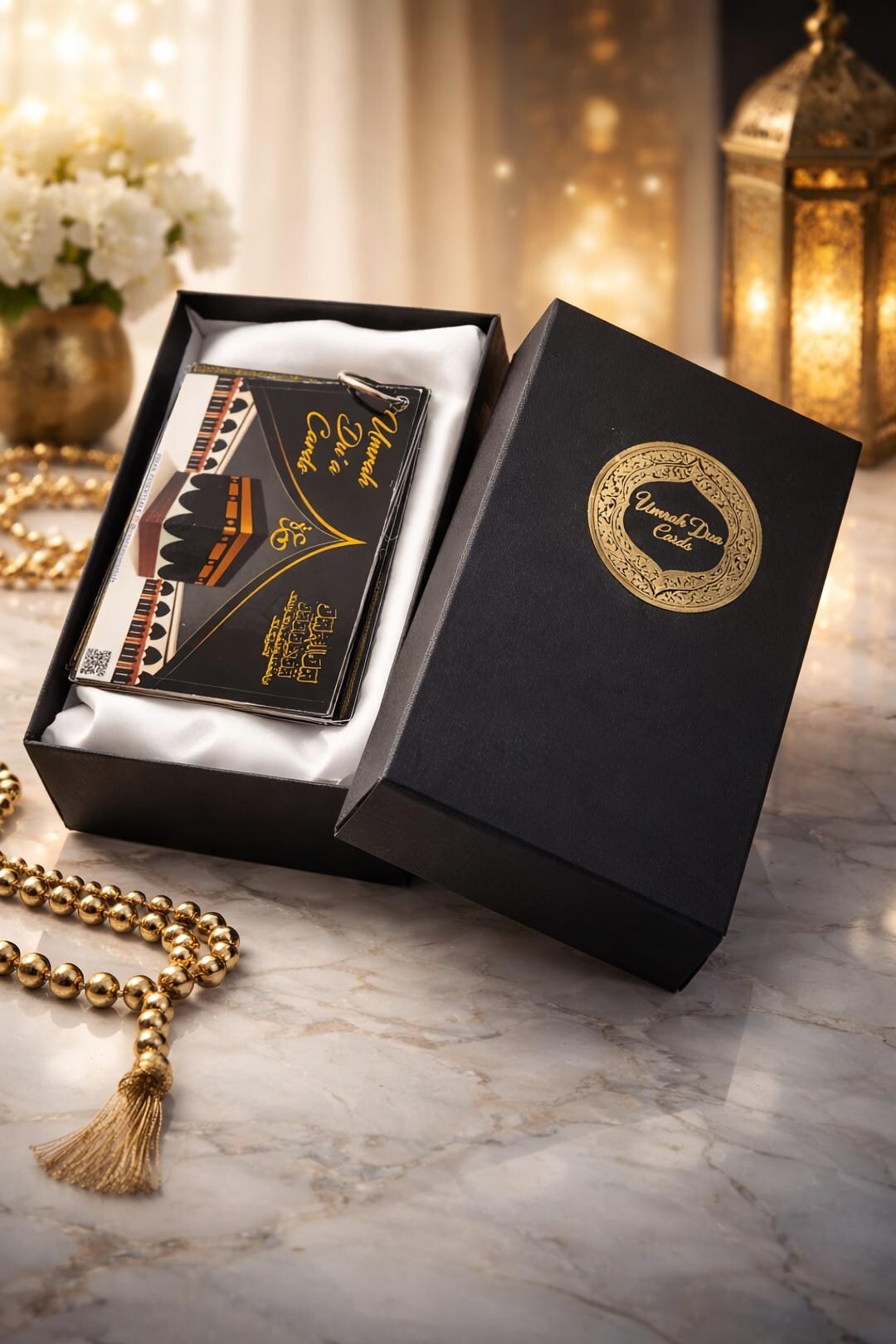 Umrah Dua Cards - Kaaba Inspired Pocket Guide With Arabic ...
