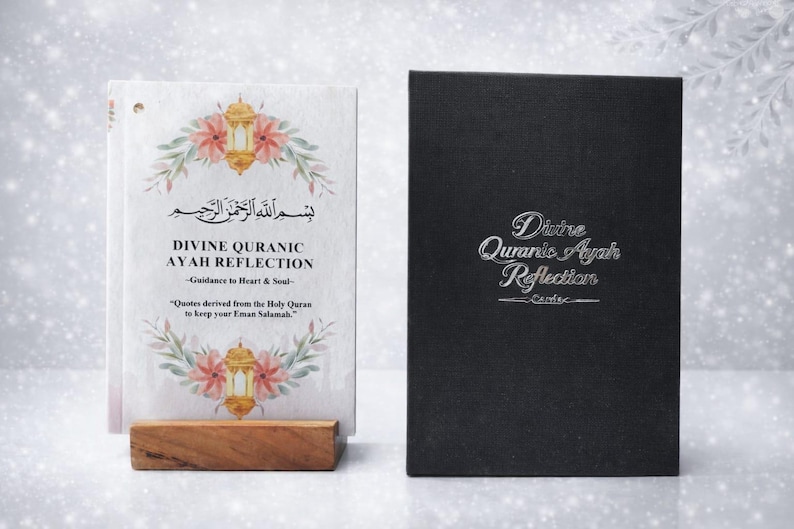 Quran Reflection Cards - Ayah Cards With English Translation, Islamic ...