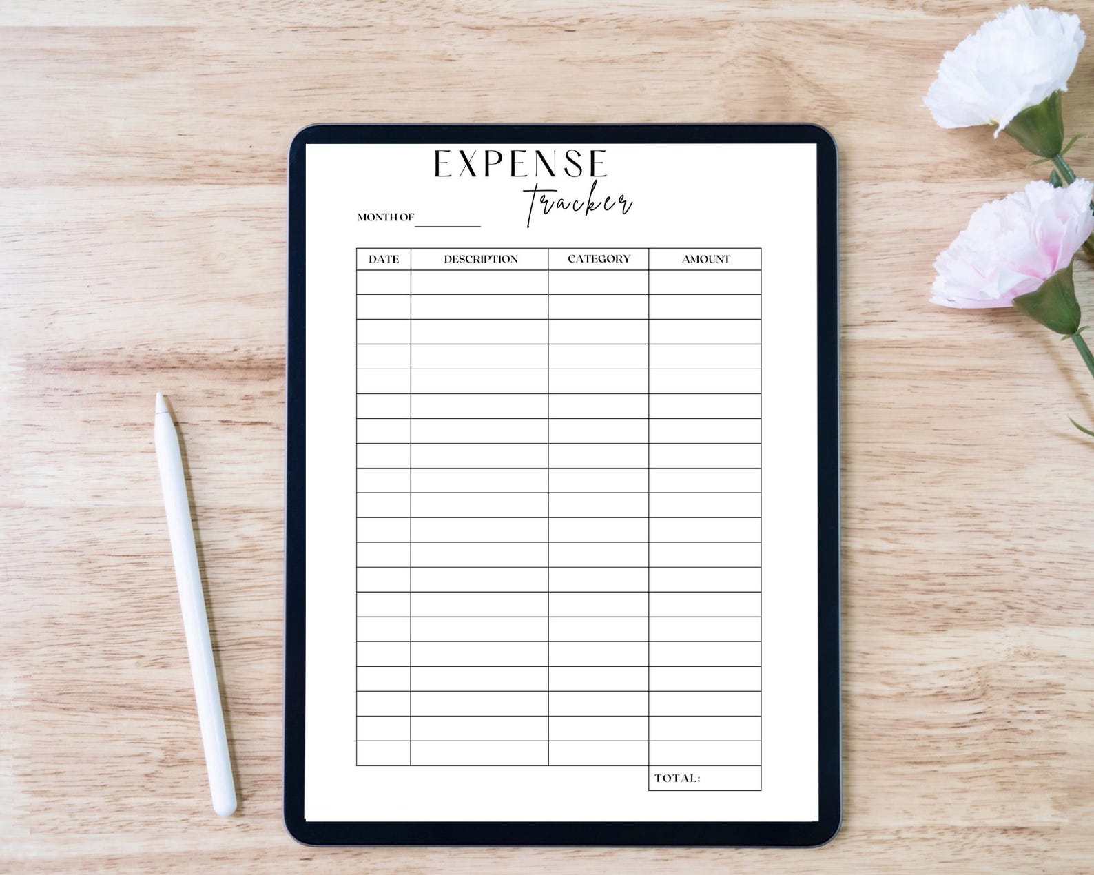 Gift Expense Tracker | Expense Tracker Spreadsheet | Monthly Budget ...
