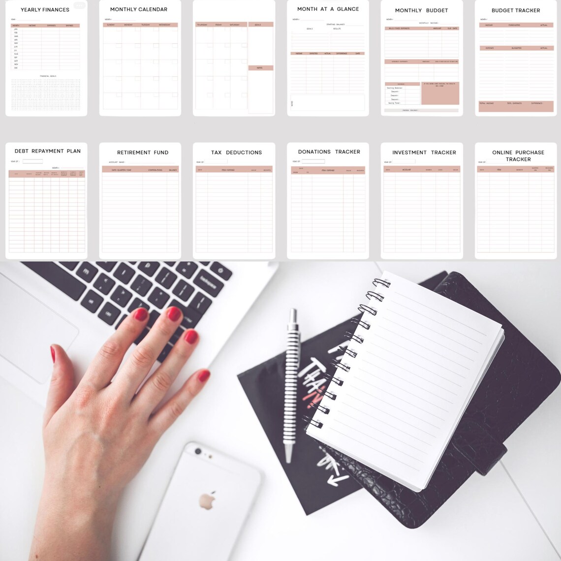 Editable Money Mindset Journal Canva Template | Printable PDF ...