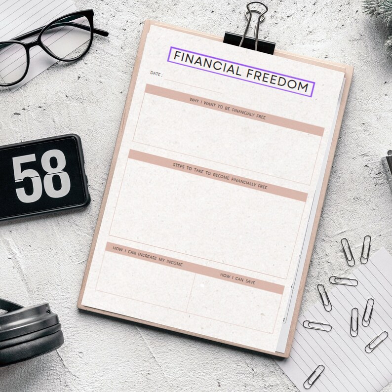 Editable Money Mindset Journal Canva Template | Printable PDF ...
