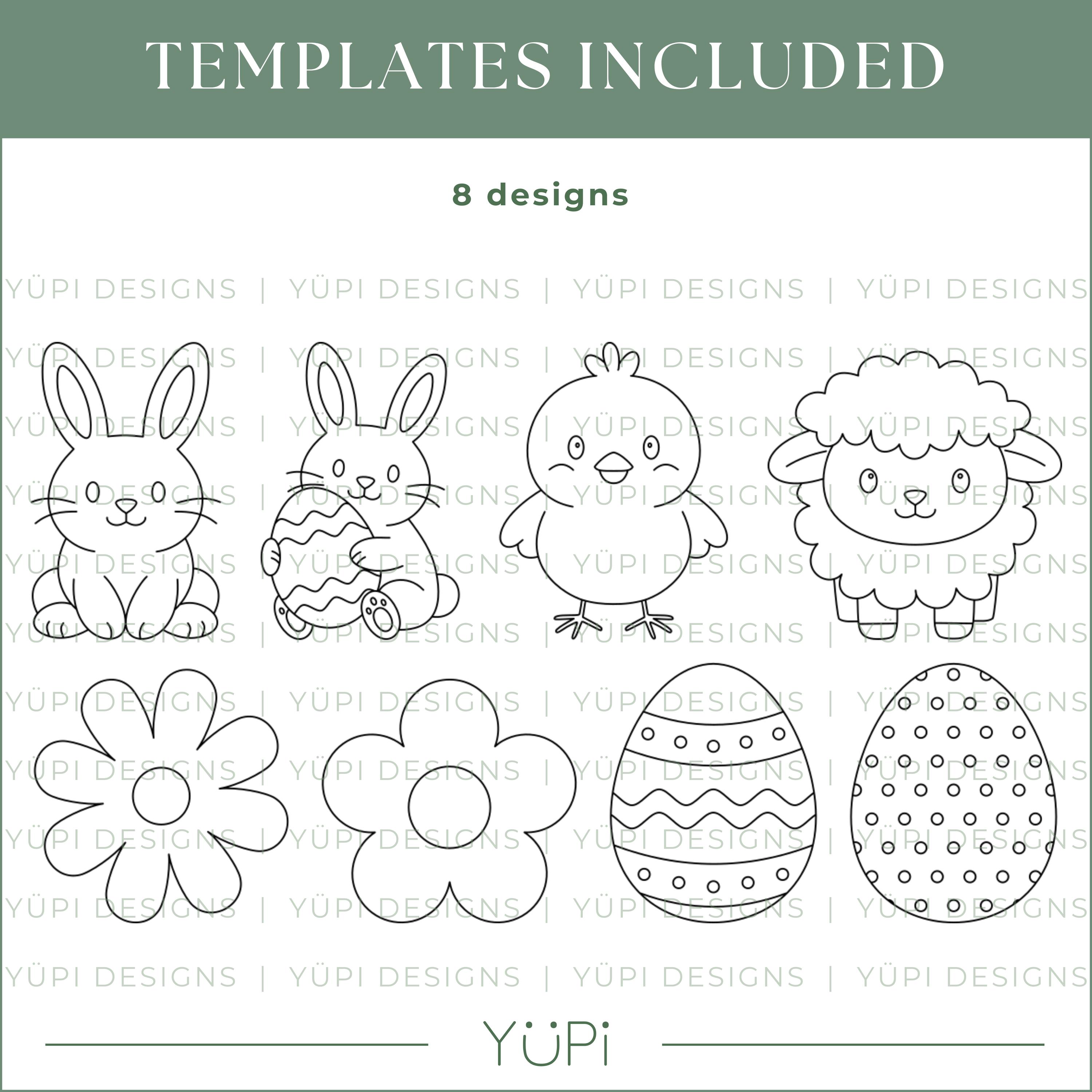 SVG Digital File Easter Set | Paint & Coloring | Kids Activity | Laser ...