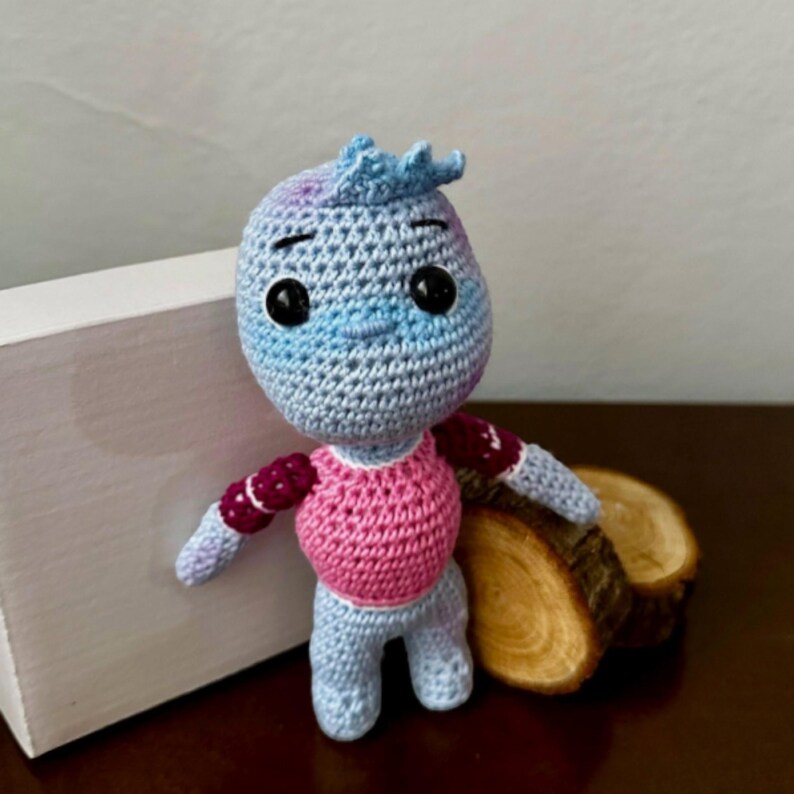 Crochet Elemental Ember & Wade Plush Dolls: Handmade Wool Yarn Movie ...
