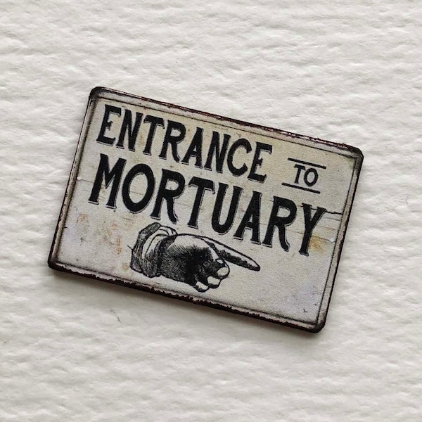 Mortuary Sign - Etsy