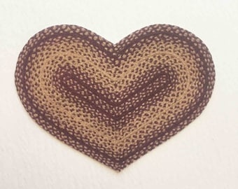 Braided Heart Rug - Etsy