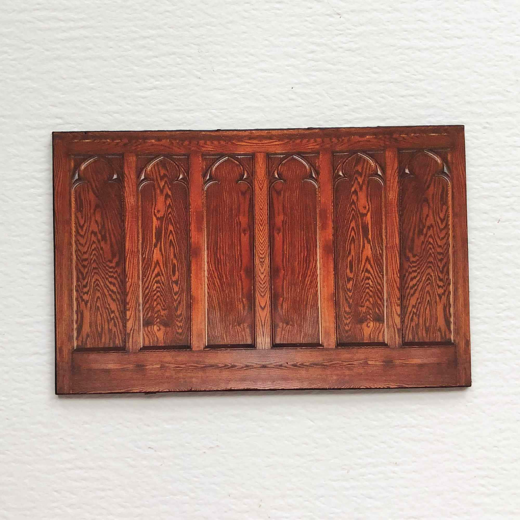 Miniature Faux PAPER Prop Gothic Wall Panel in Several Sizes - Etsy