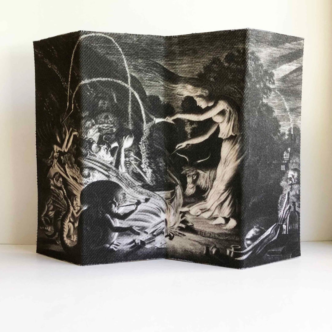 Sorceress With Demons and Familiars Miniature Dollhouse Room Screen ...