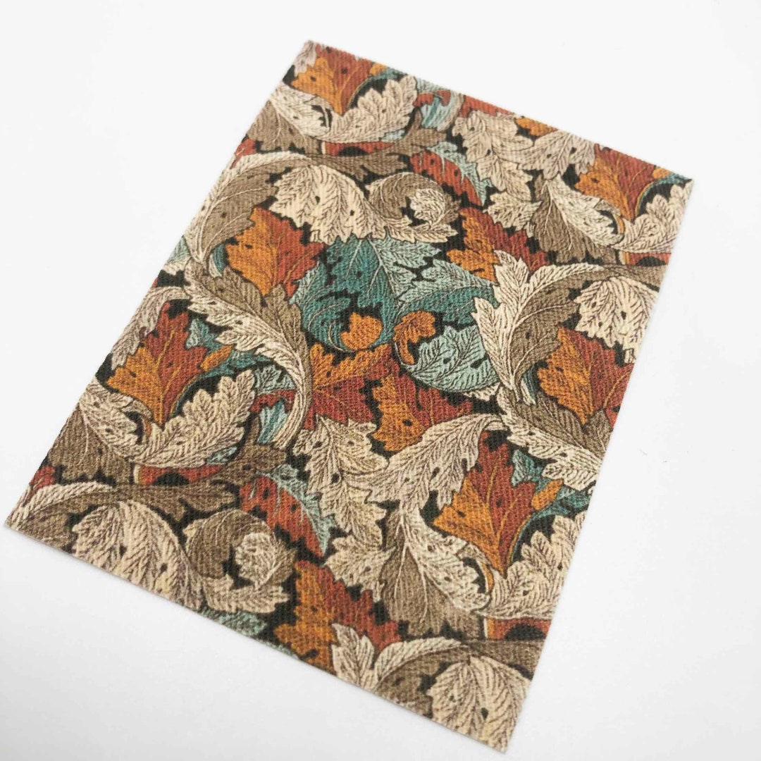 Wm Morris Acanthus Leaves Pattern Miniature Rug in Several Sizes - Etsy