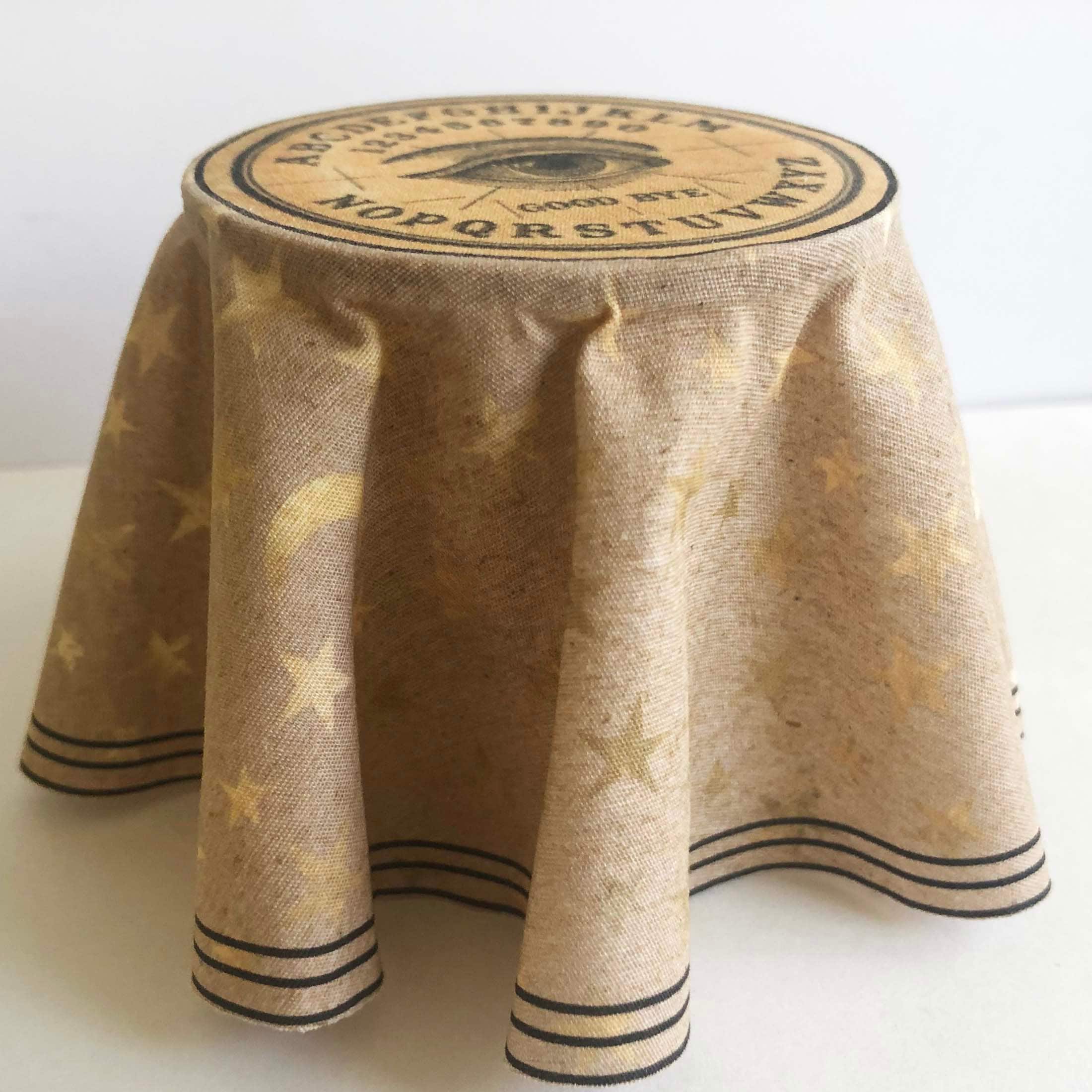 Spirit Board Round Seance Table With Cloth in 1/24 and 1/12 - Etsy