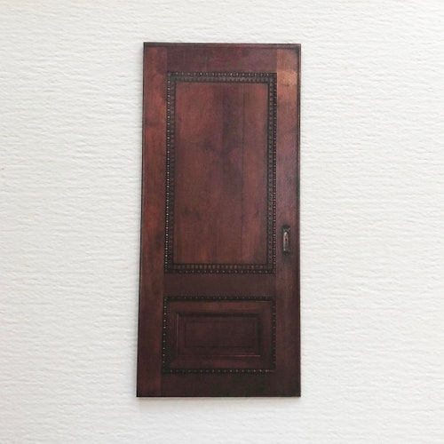 Miniature Victorian Era Wood Look Faux Paper Prop Door 1:12 or - Etsy