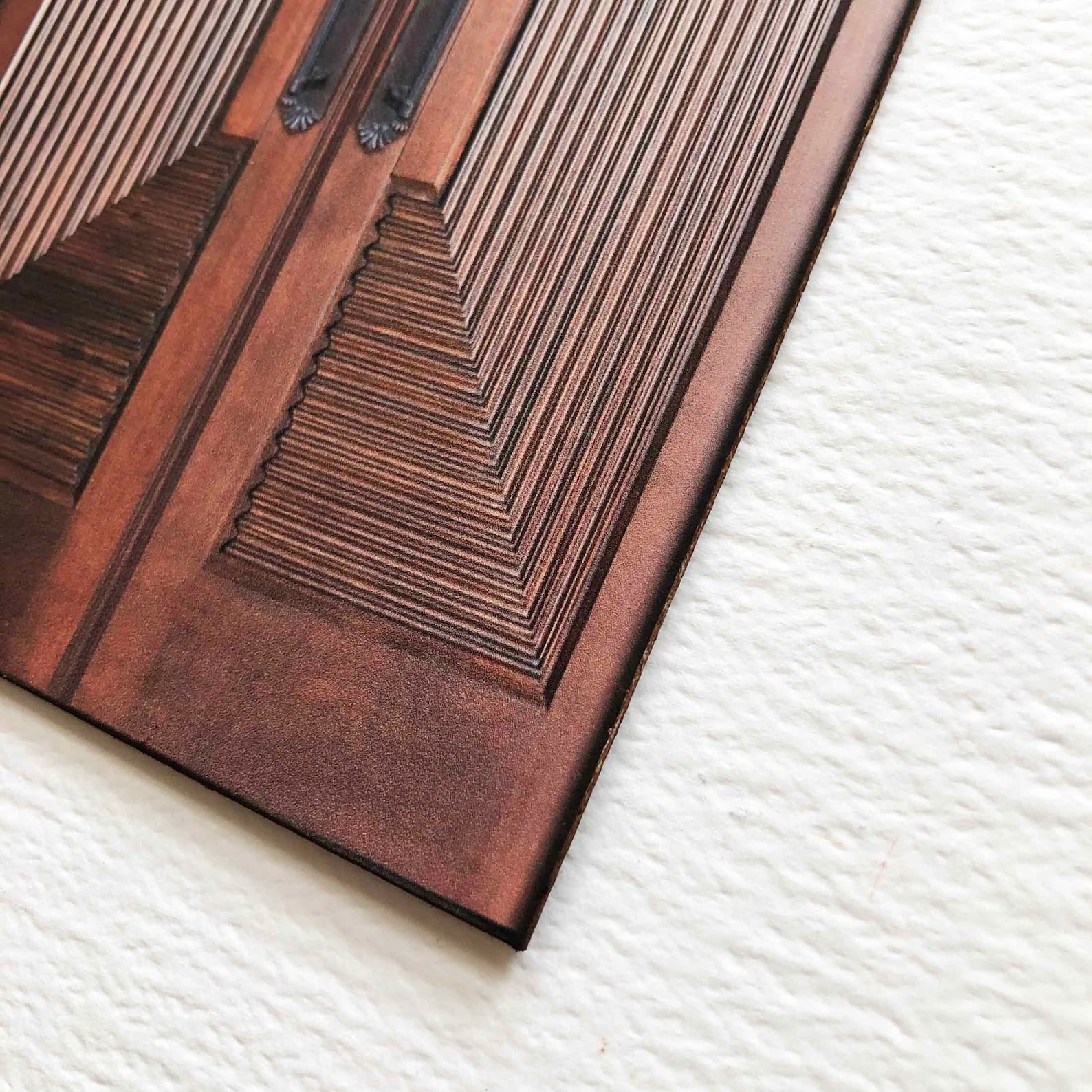 Miniature Art Deco Faux Wood PAPER Prop Doors 1:12 and Half Scale - Etsy