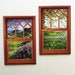 Miniature PAPER Windows With Views of Scottish and English Landscapes ...