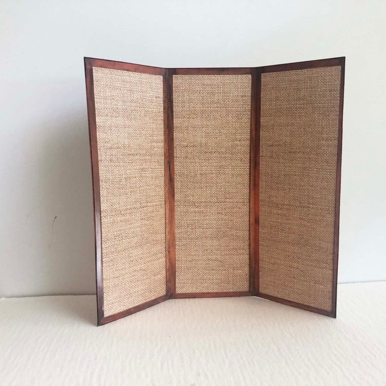 Three Birds Miniature Paper Folding Screen Dollhouse Room - Etsy