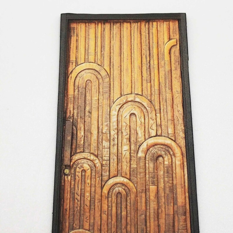 Art Deco Door PAPER Reproduction in Miniature - Etsy