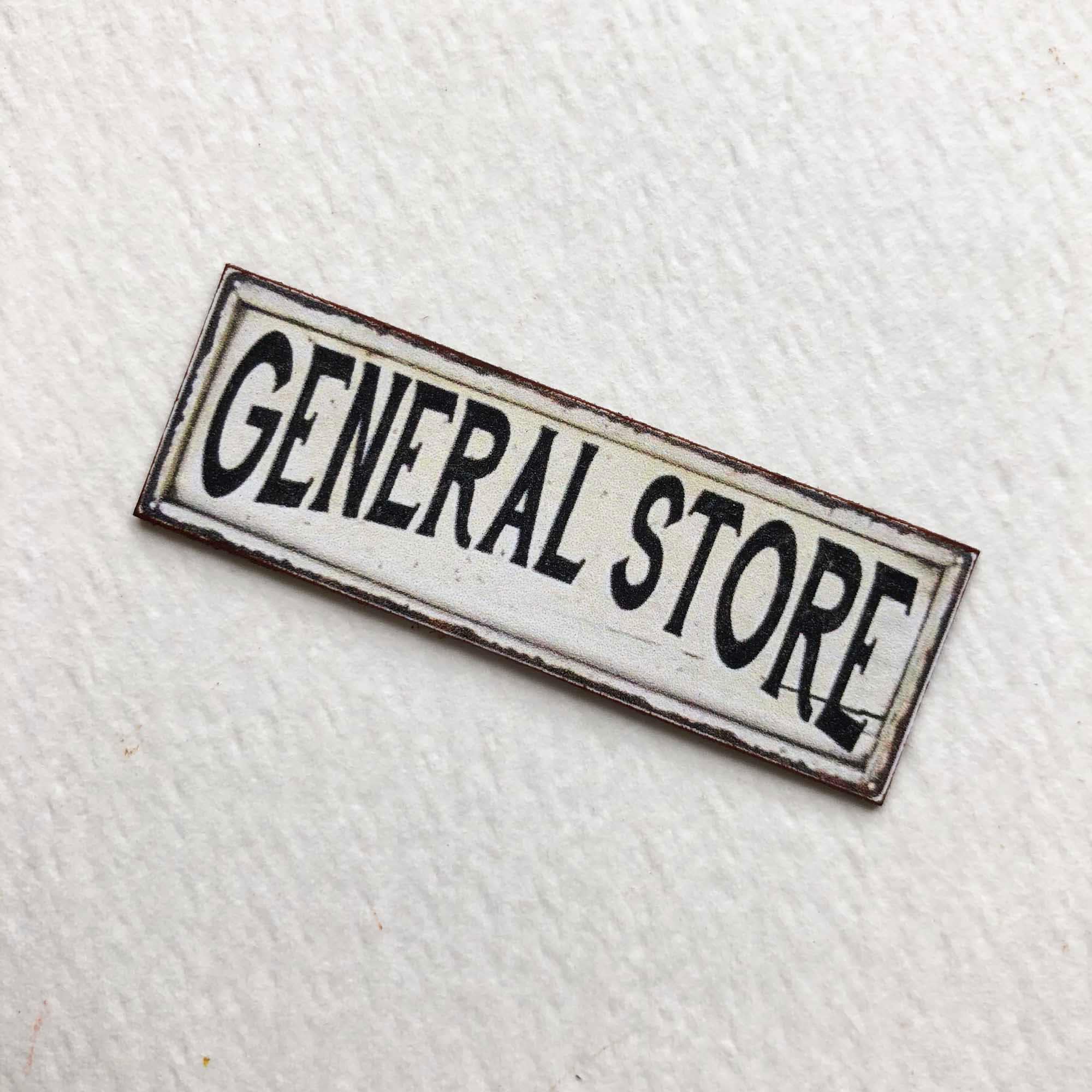 Miniature General Store Shop Signs for Country Store or - Etsy