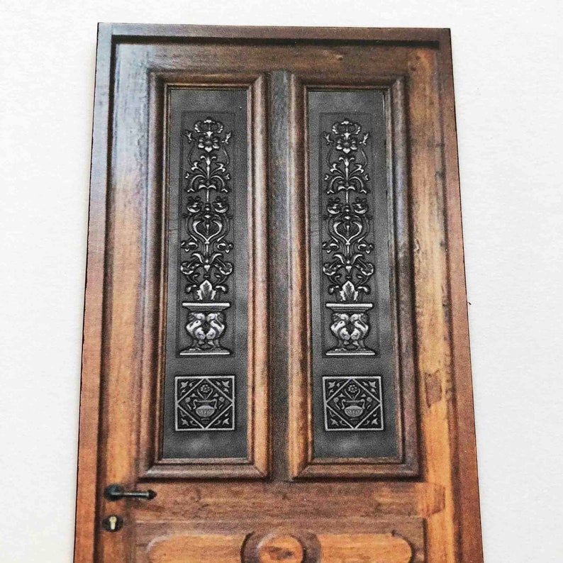 Miniature Faux PAPER Antique French Reproduction Door in Two - Etsy