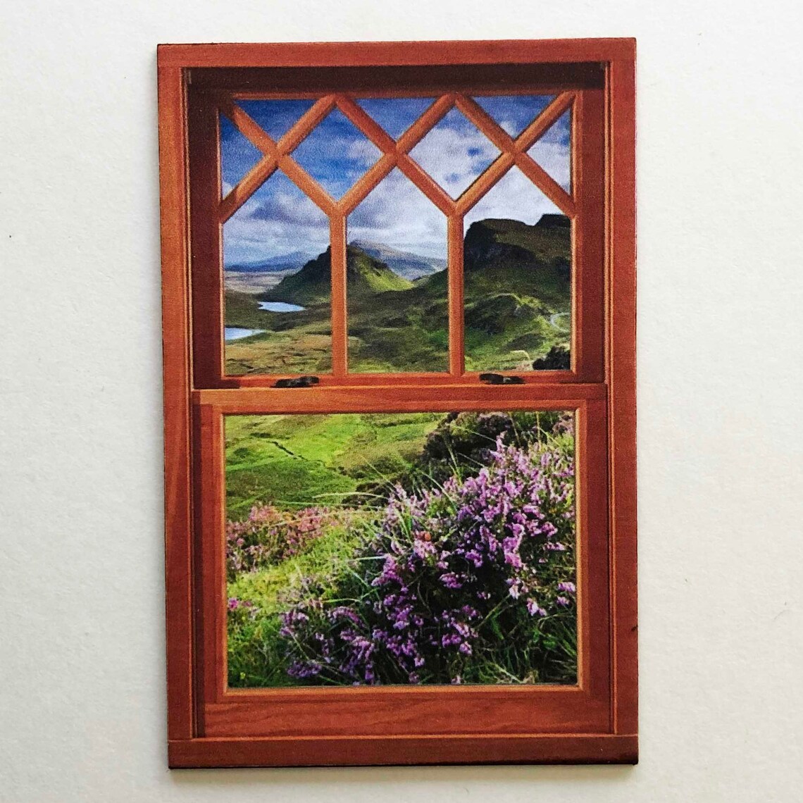 Miniature PAPER Windows With Views of Scottish and English - Etsy