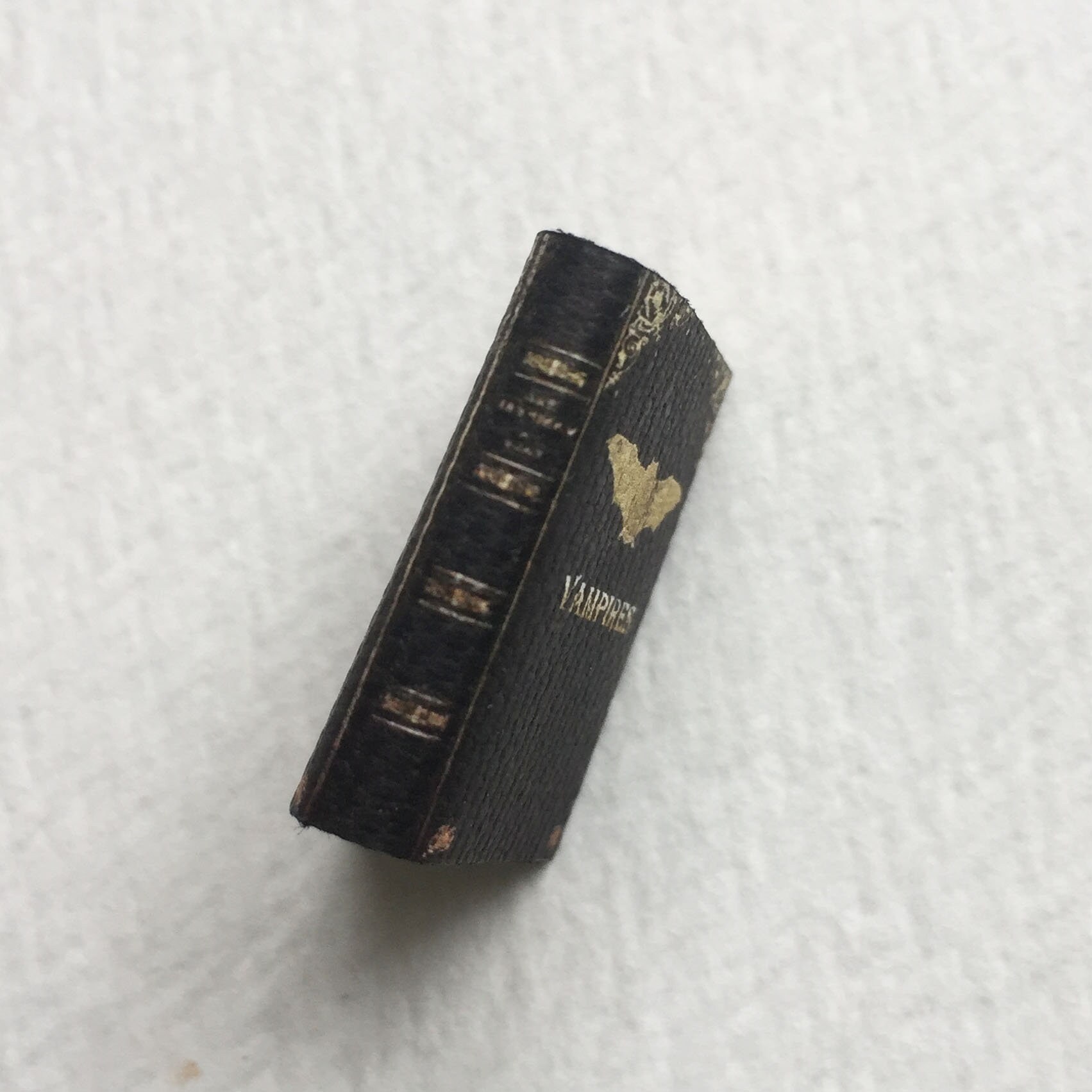 Vampires Book Antique Leather Bound Look in 1:12 Scale Miniature - Etsy