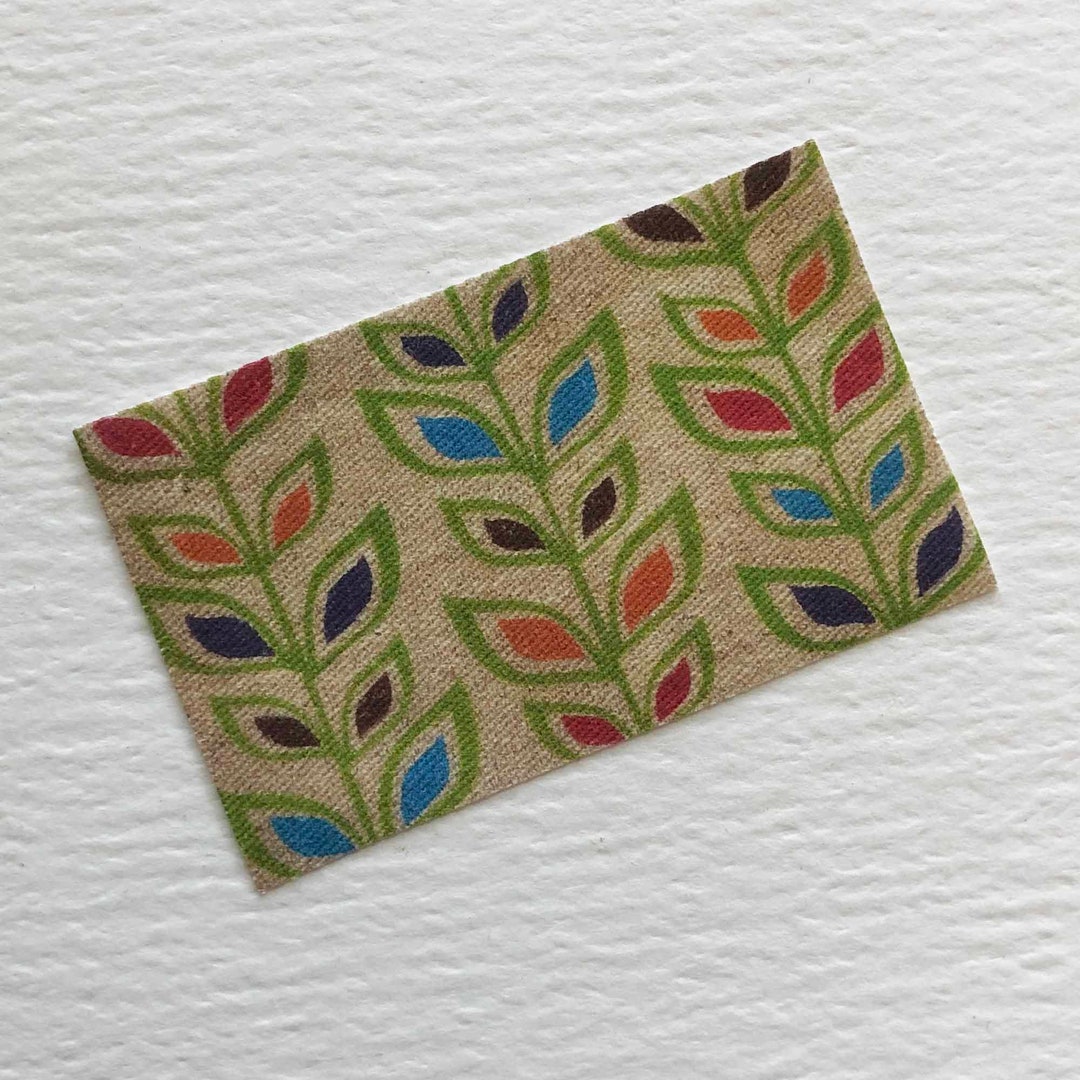 Miniature Mid Century Leaf Design Doormat Offered in Three Sizes - Etsy
