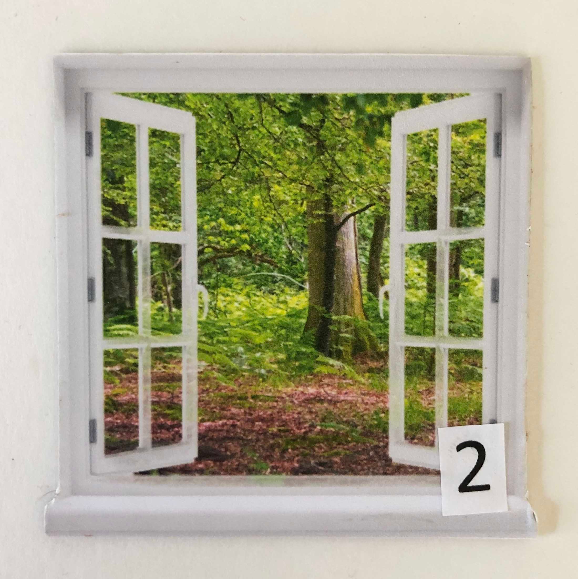 Windows With Spring Landscape View, PAPER Miniatures Set # TWO - Etsy
