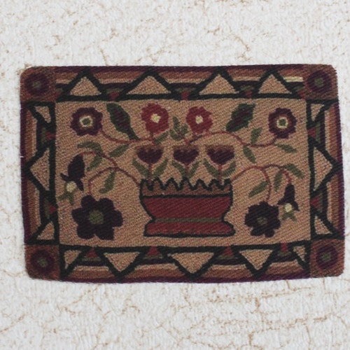 Miniature Rug With a Garden of Flowers Design in Several Sizes - Etsy