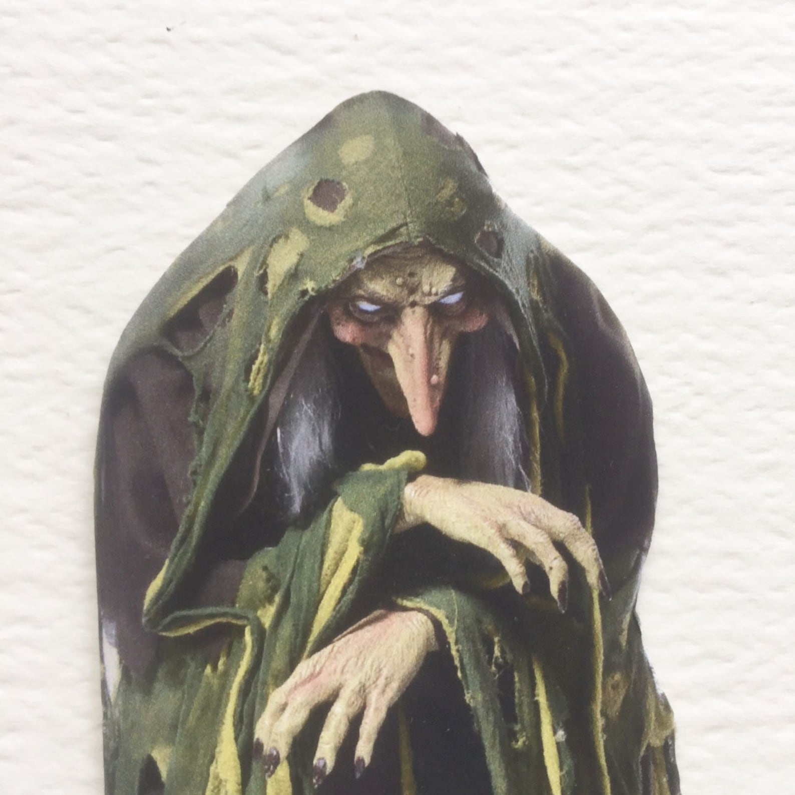 Evil Witch 1:12 Scale Miniature Spooky PAPER Prop for Haunted - Etsy