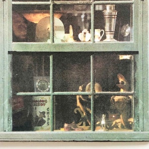 Antique Shop Faux Miniature PAPER Window - Etsy