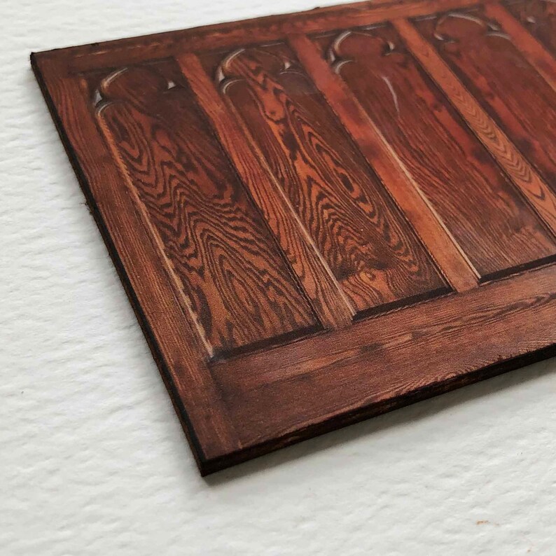 Miniature Faux Paper Prop Gothic Wall Panel In Several Sizes | Etsy