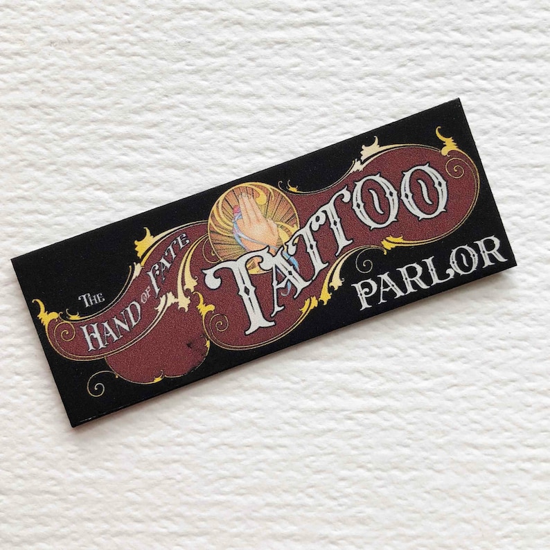 Miniature 1:12 Scale Tattoo Parlor Signs - Etsy