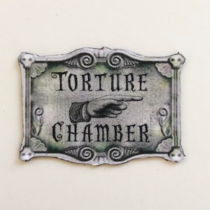 Last Stop Cemetery 1:12 Scale Graveyard PAPER Miniature Sign Spooky ...