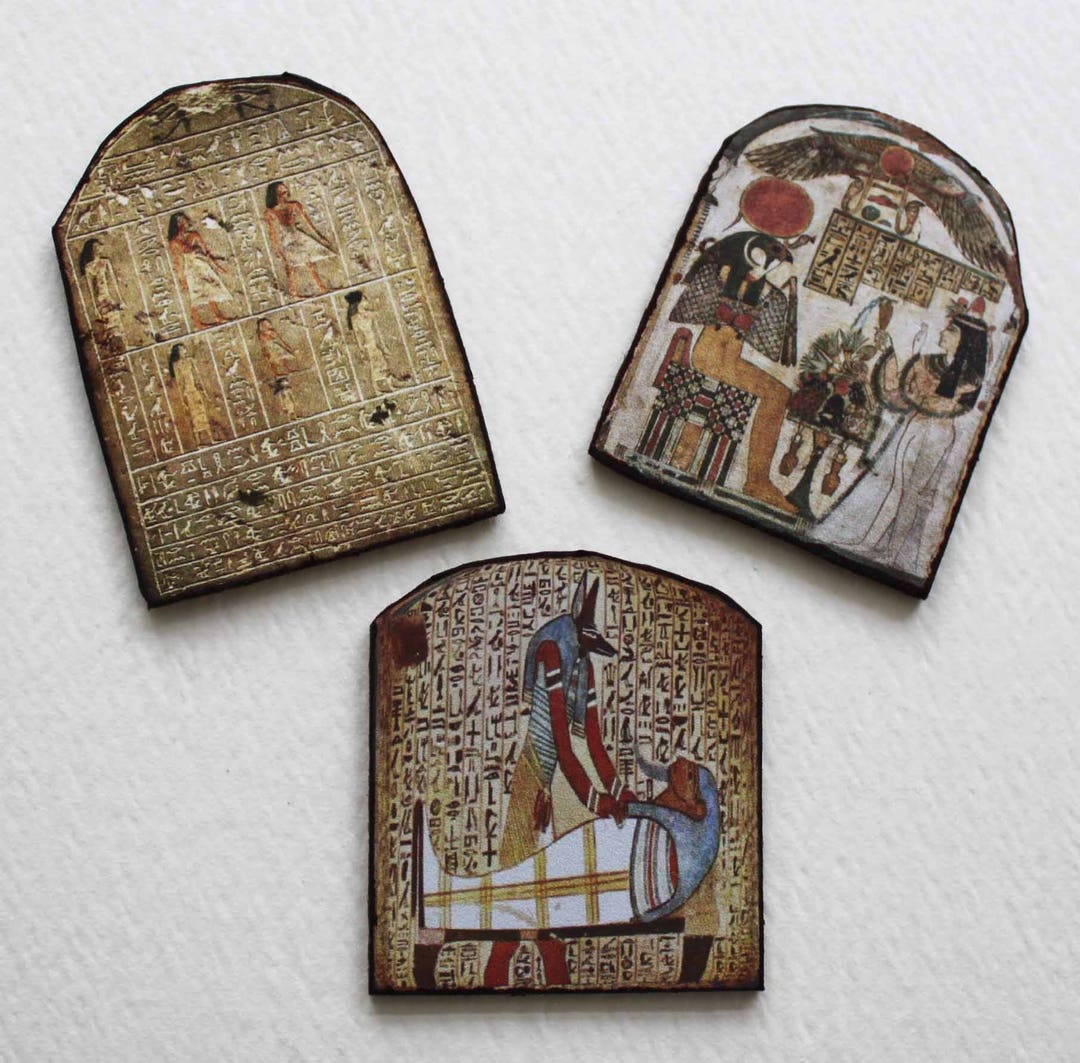 Miniature 1:12 Scale PAPER Egyptian Antiquities - Etsy