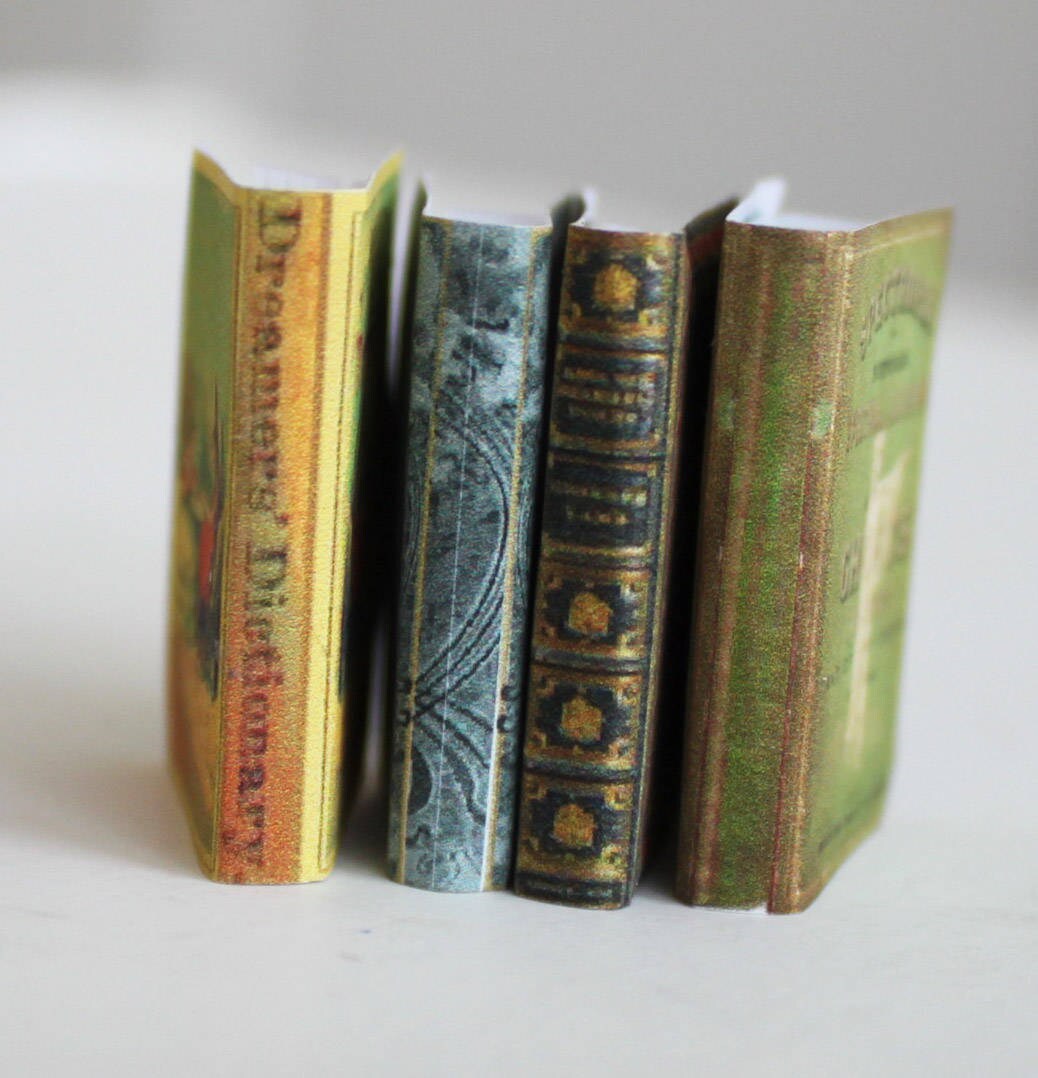 Miniature Book Set Fortune Teller Palmistry Tarot Ghosts in - Etsy