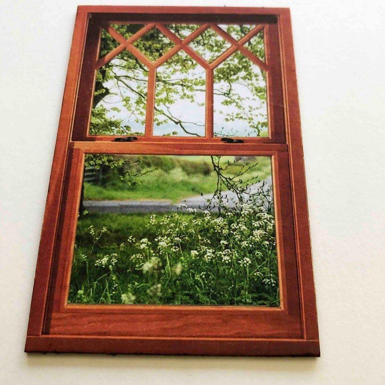 Miniature PAPER Windows With Views of Scottish and English - Etsy