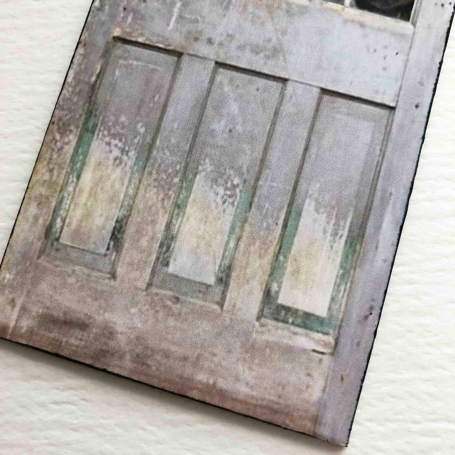 Miniature Zombie Door PAPER Prop, Grungy Shabby Look (1:12 or 1∶24 ...