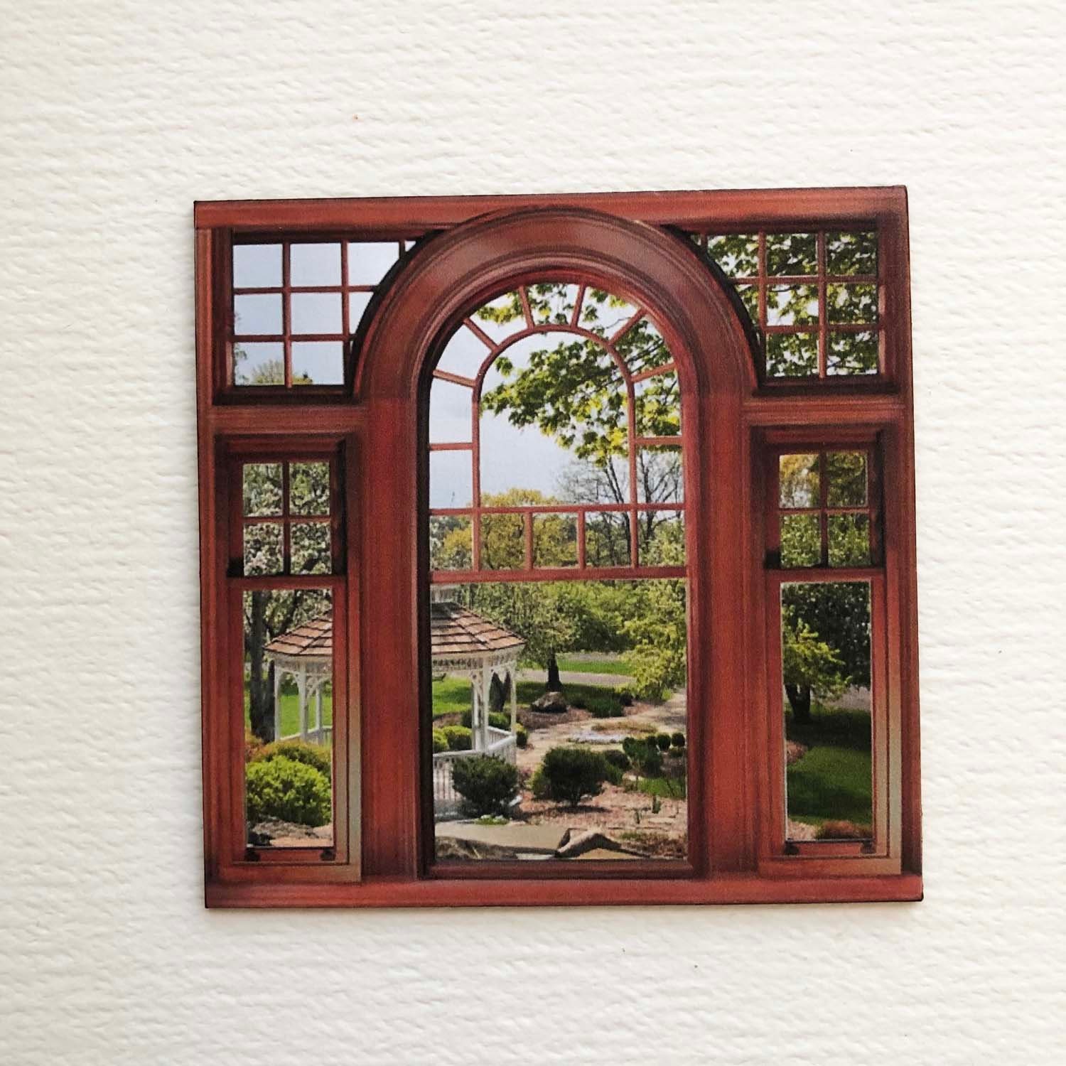 Faux Miniature Victorian Windows With Garden Views Prop - Etsy