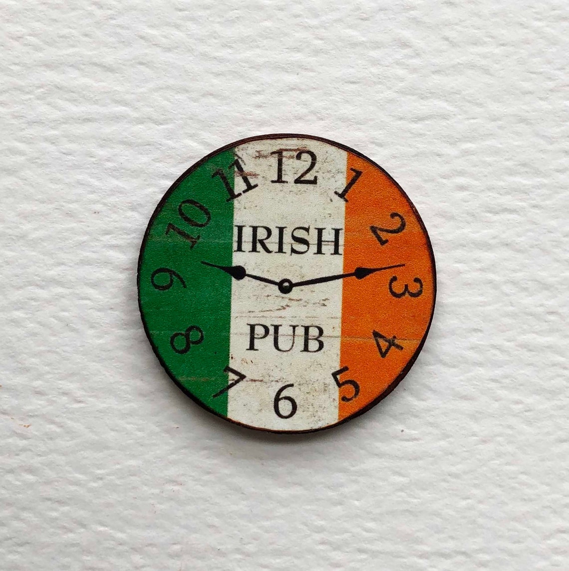 Miniature Faux Clock for Irish Pub 1/24 and 1/12 Scale for | Etsy