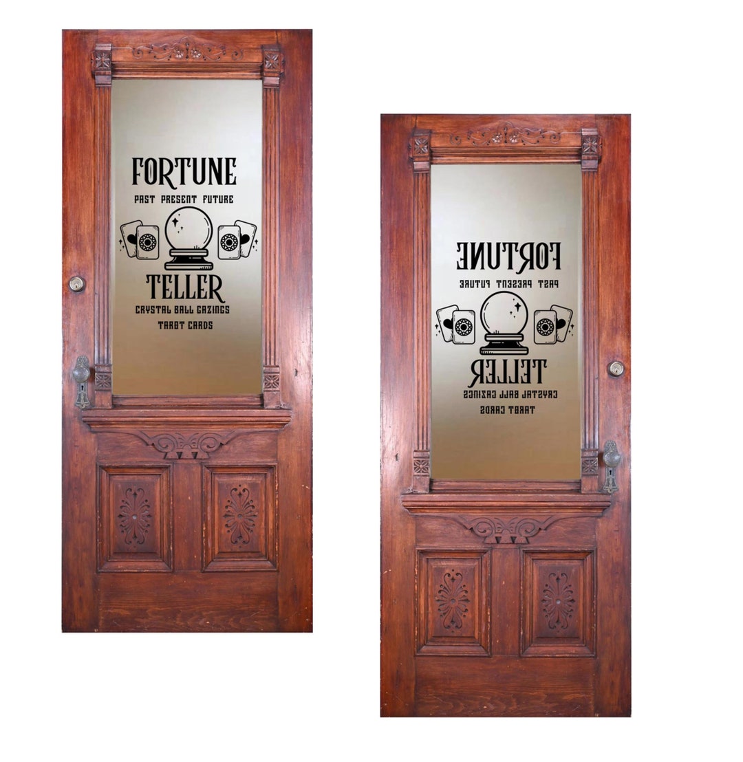 Fortune Teller Victorian Eastlake Wood Look PAPER Prop Doors in ...