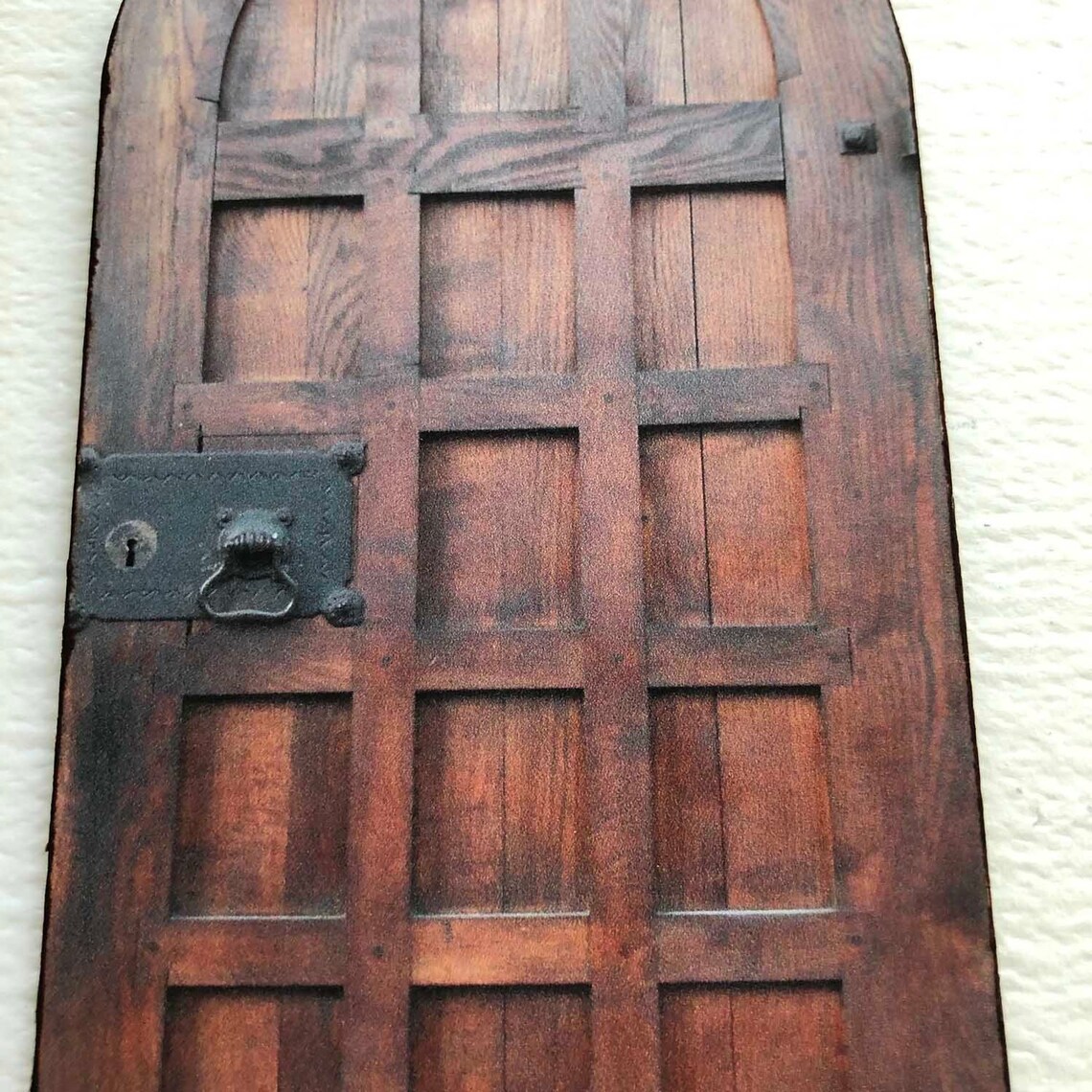 Miniature Gothic Arched Faux Prop PAPER Door in Several Scale - Etsy