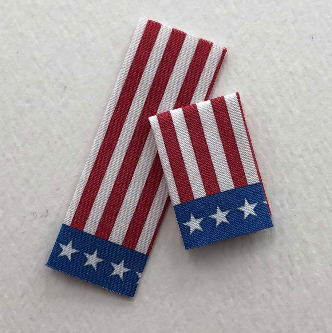 Scale Miniature Stars and Stripes Patriotic Red White and Blue Kitchen ...