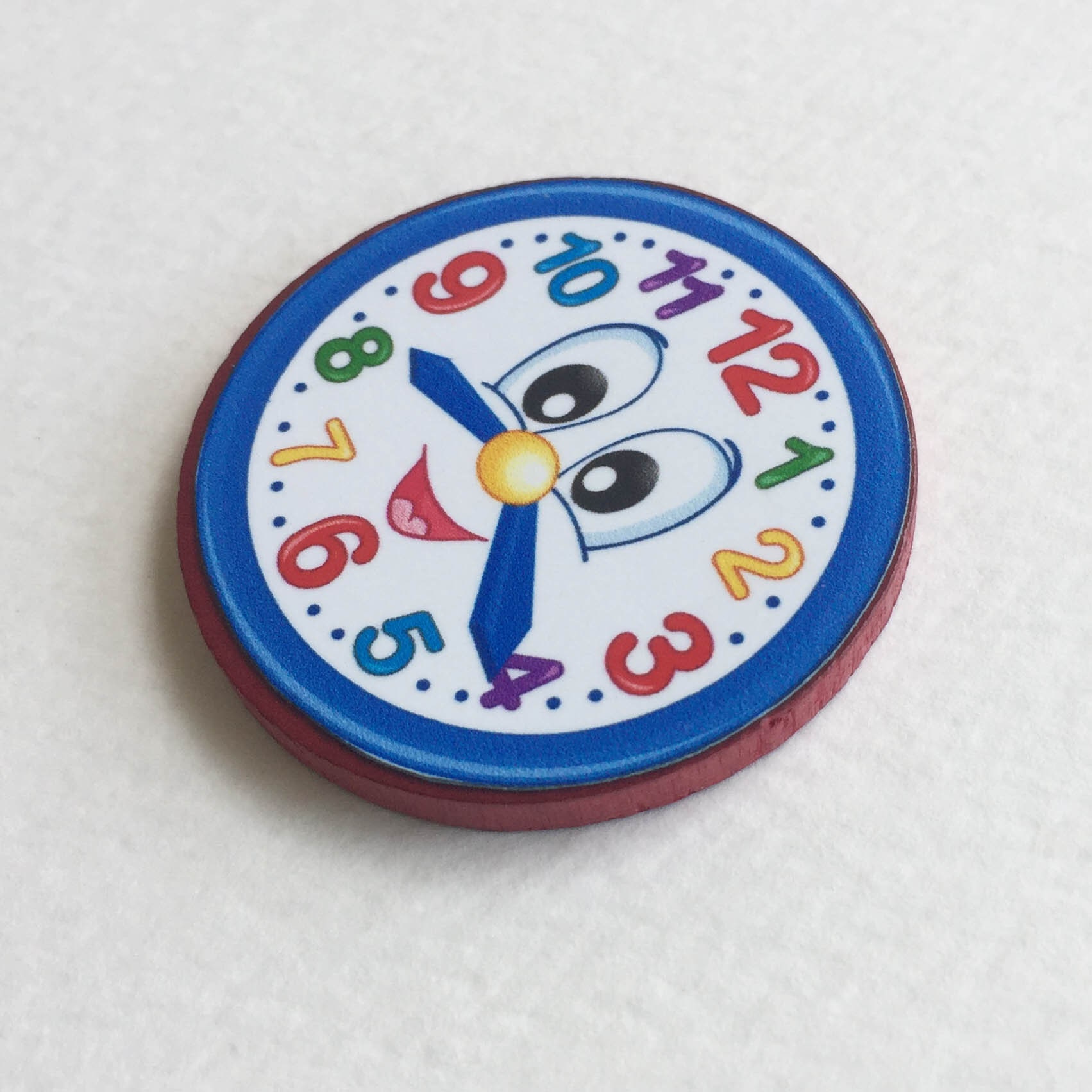 Miniature Faux Clock 1/24 and 1/12 Scale for Dollhouse Nursery - Etsy