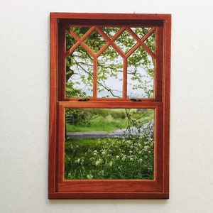 Miniature PAPER Windows With Views of Scottish and English Landscapes ...