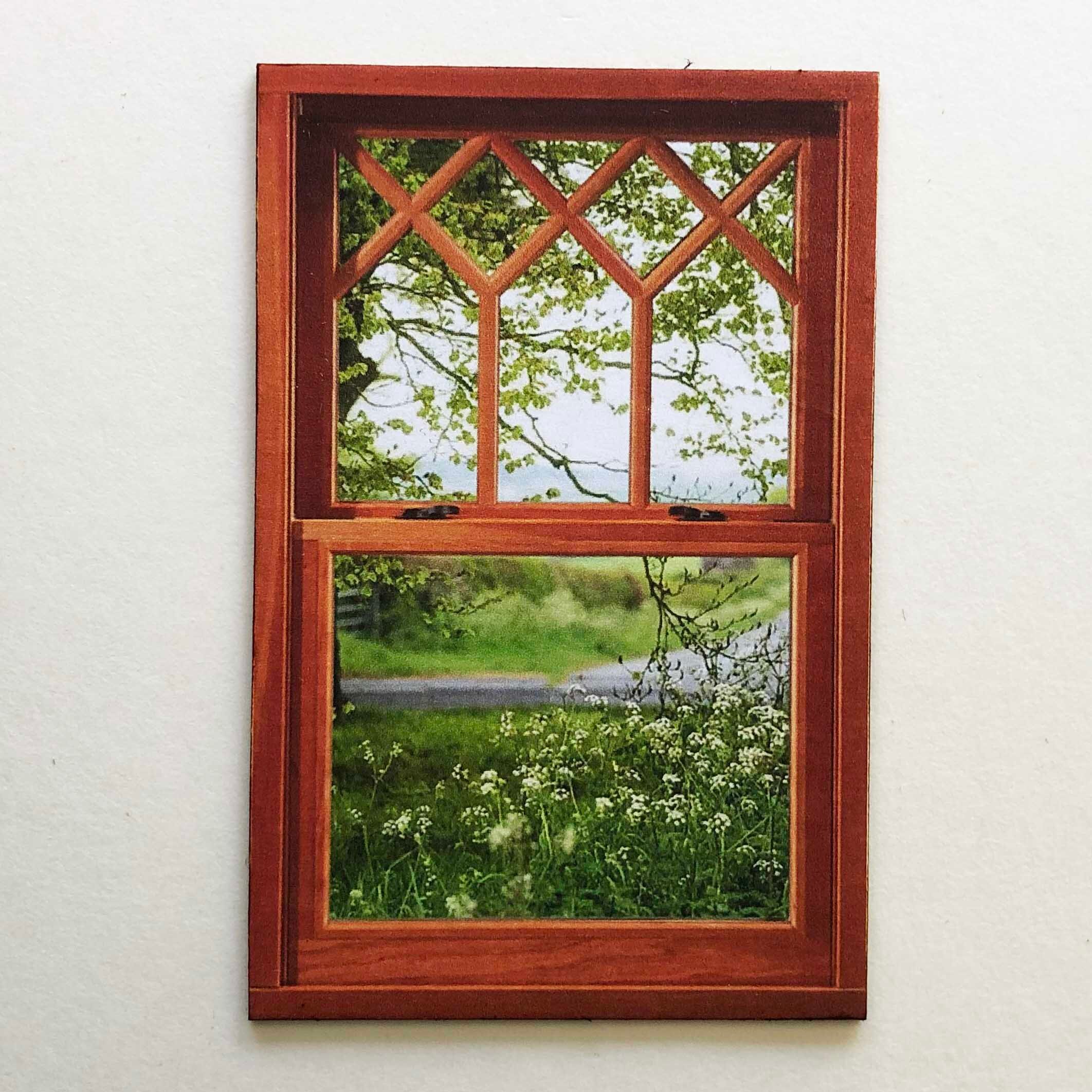 Miniature PAPER Windows With Views of Scottish and English | Etsy