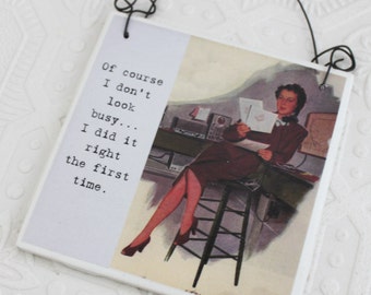 Busy Working Sign - Etsy