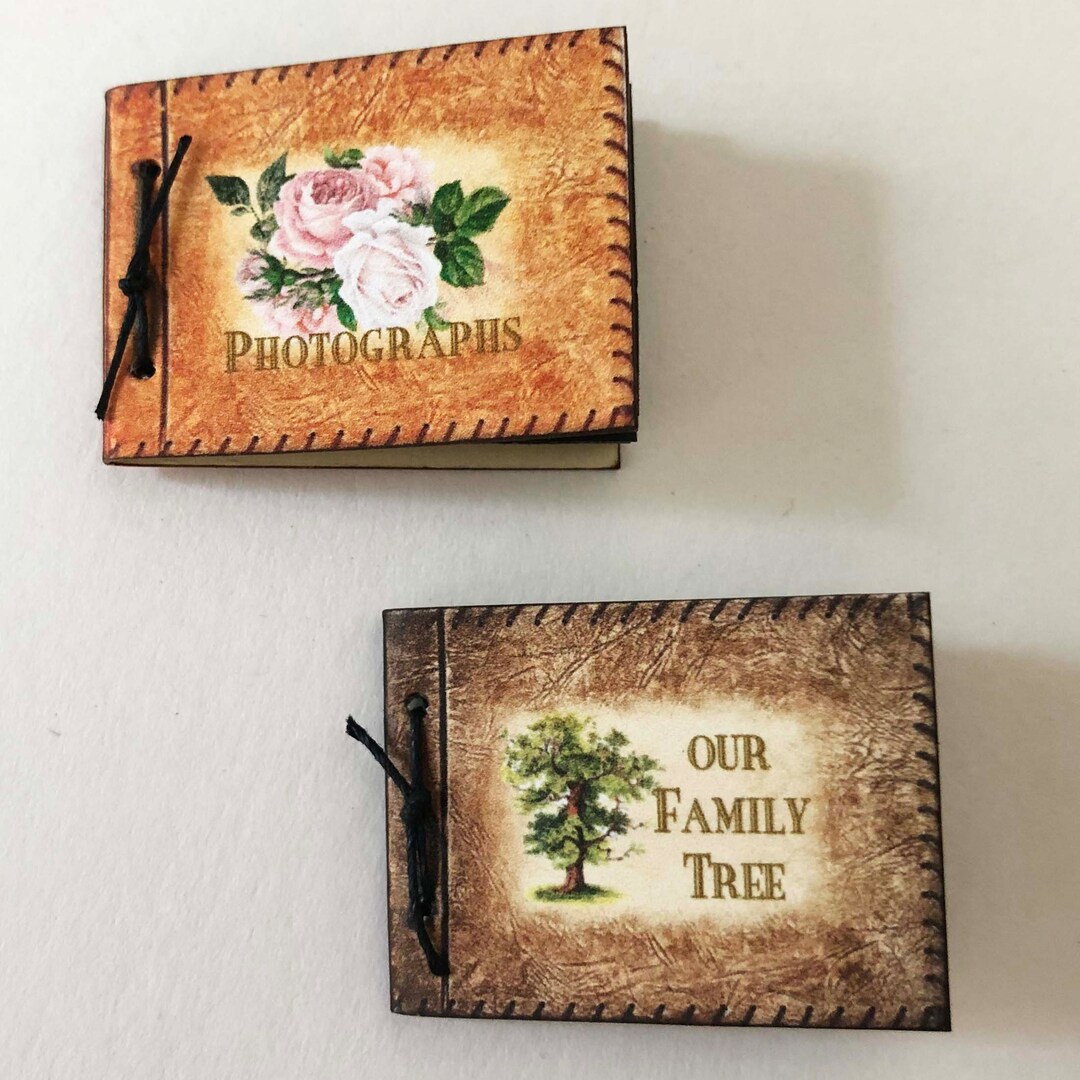 Miniature Albums Your Choice of Photographs or Our Family Tree for ...