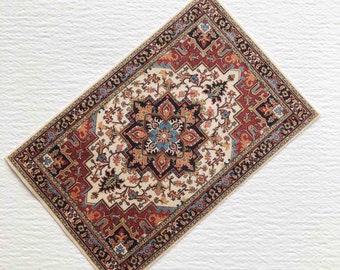 Miniature Persian Rug | Etsy