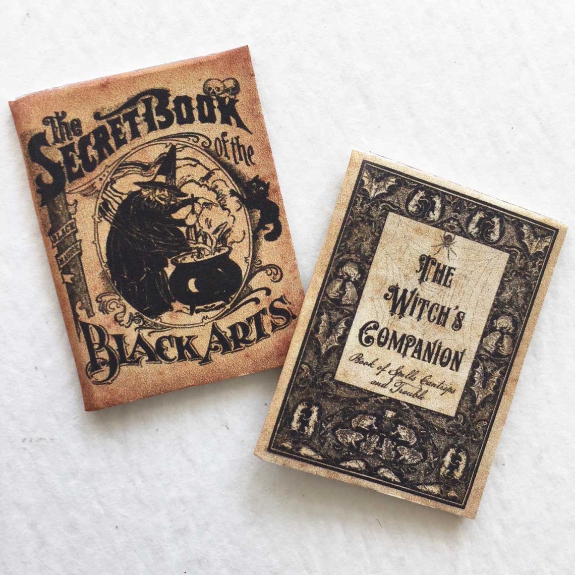 1:12 Scale Witches Spell Book Set for Dollhouse Haunted - Etsy Australia
