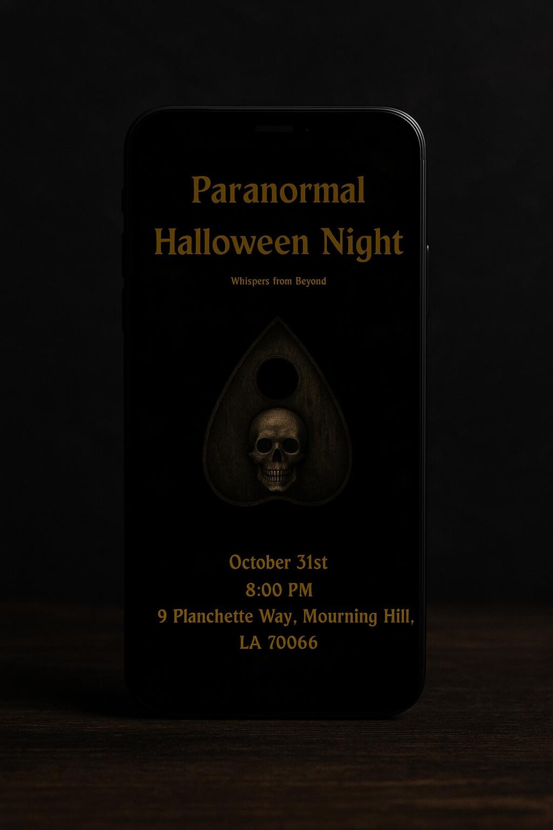 PARANORMAL NIGHT OUIJA Template Editable in Canva - Etsy