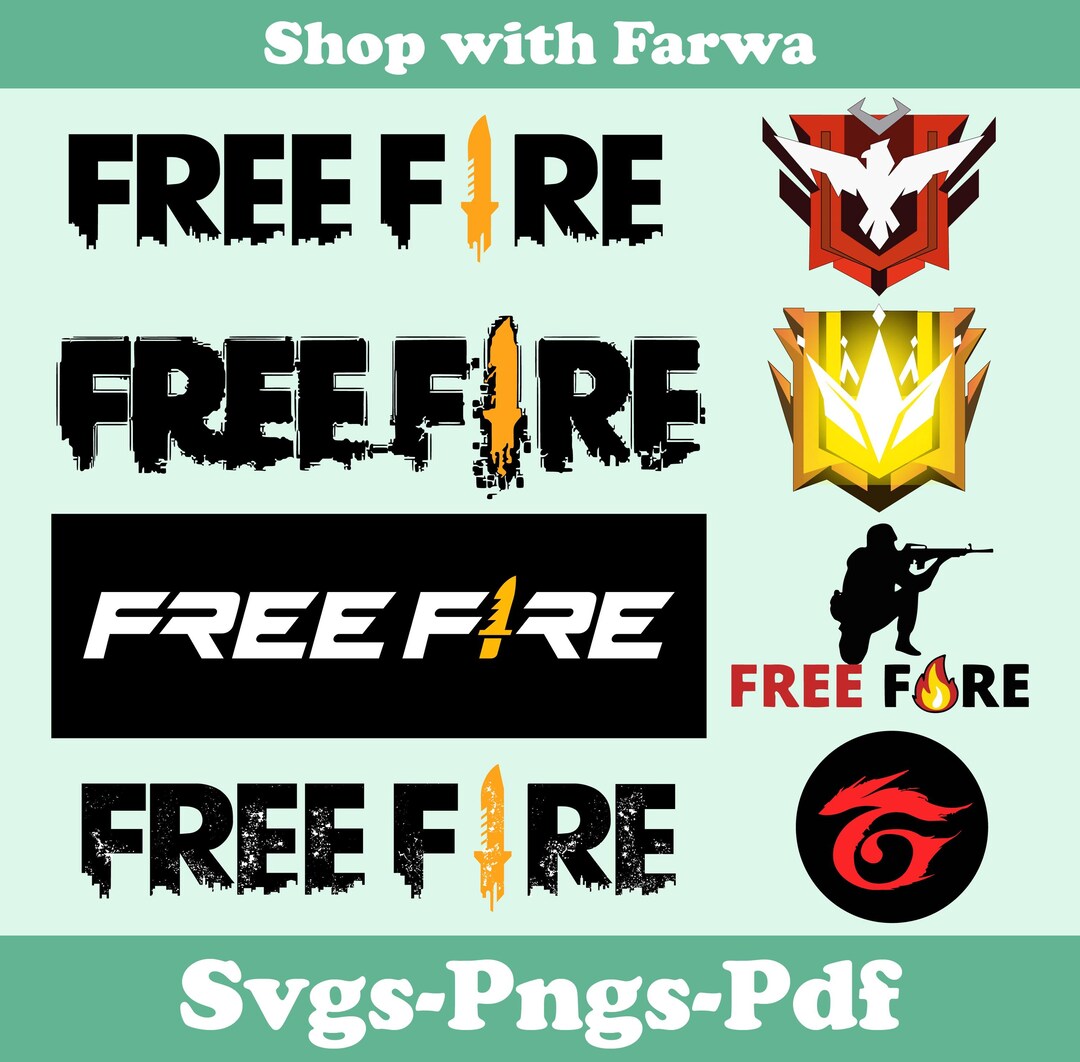 Freefire Svg Bundle Free Fire Logo Free-fire Png Bundle Freefire Game ...