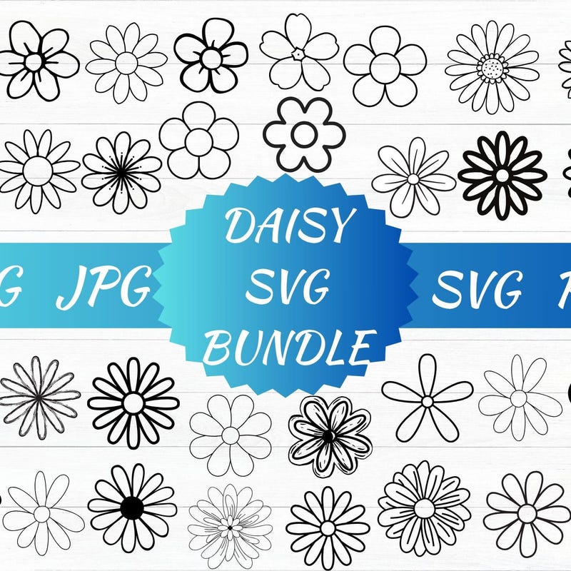 Daisy Svg - Etsy