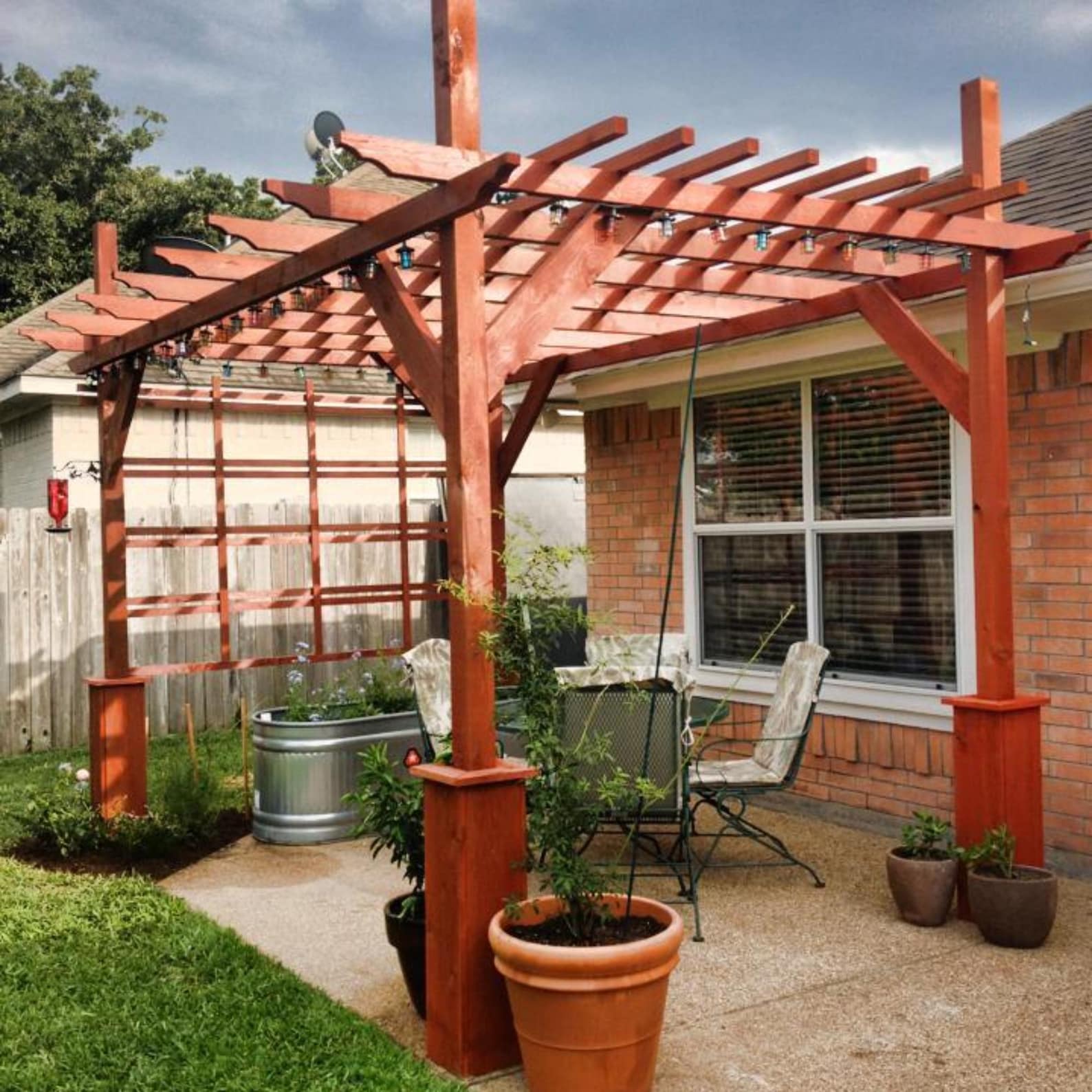 DIY Pergola Build Plans With Instructions - Pergola Design Template ...